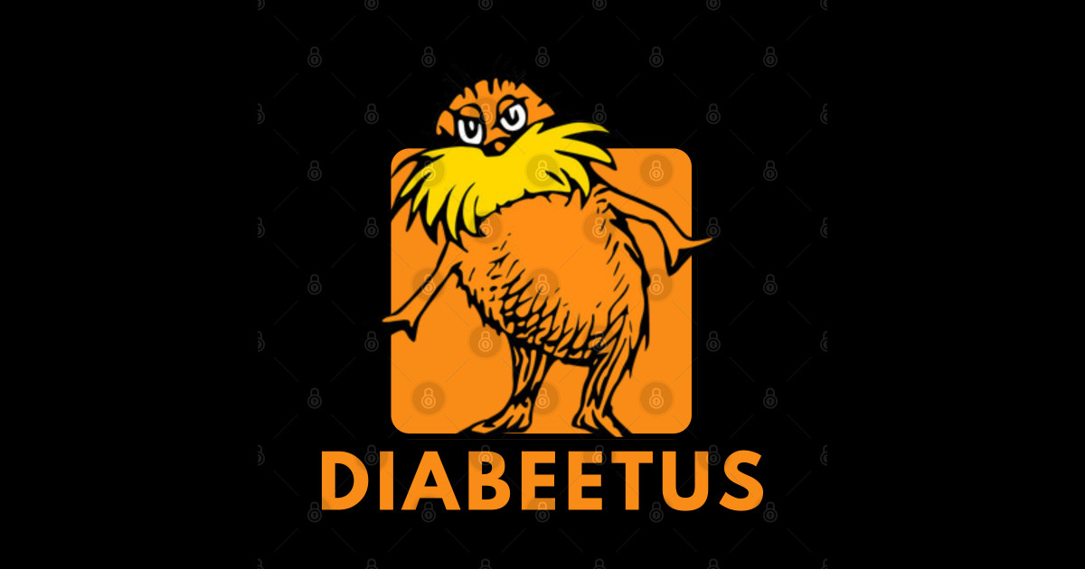 Dr. Seuss - Wilford Brimley - Diabeetus - Sticker | TeePublic