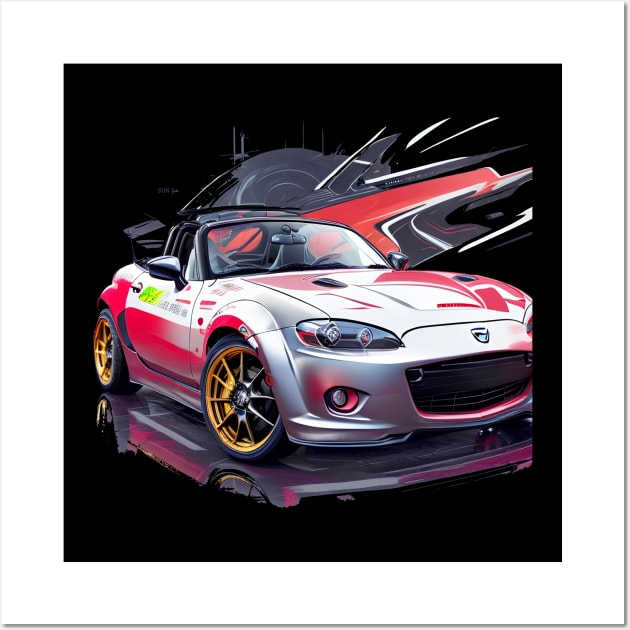 Mazda mx5 cyberpunk tuning jdm - Cyberpunk Mazda Mx5 - Posters and Art ...