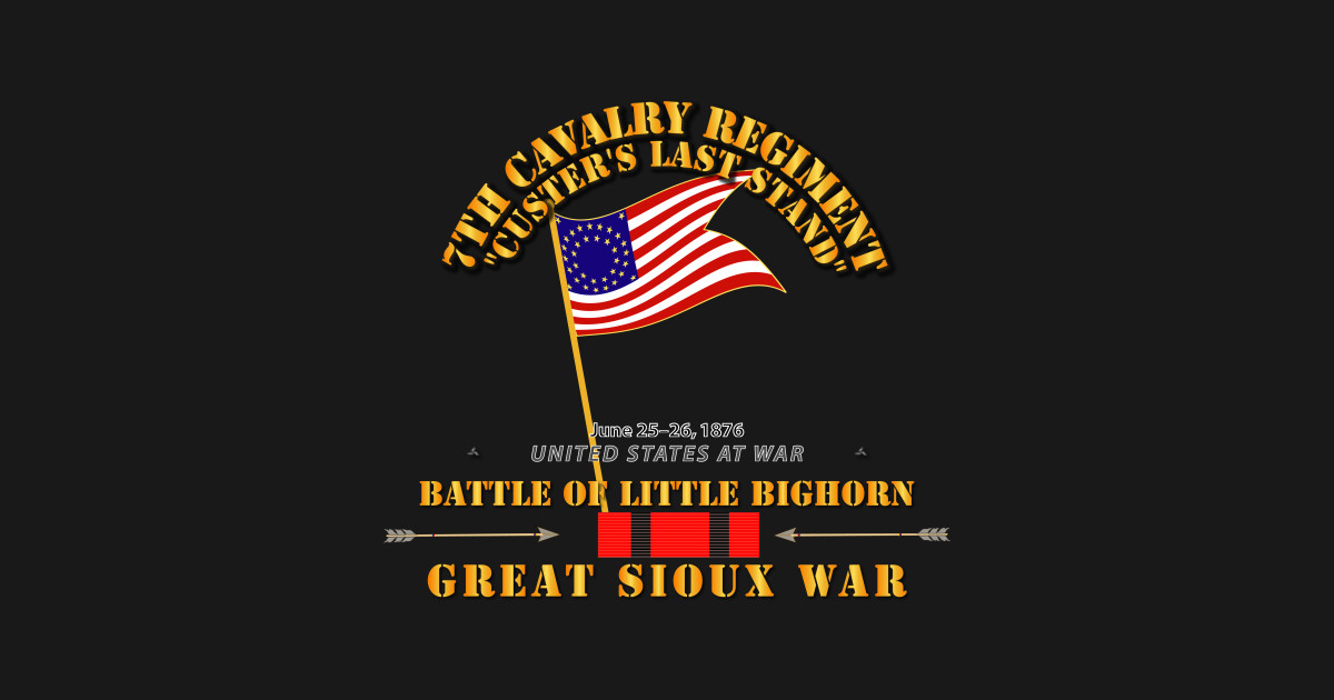 Battle Little Bighorn - 7th Cav - Indian Wars w Guidon - Battle Little ...