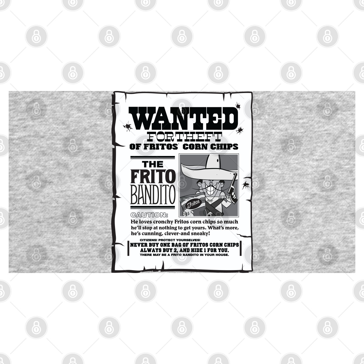Frito Bandito - Bandito - Baseball T-Shirt | TeePublic
