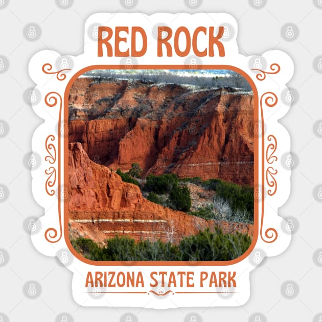 Red Rock State Park Arizona - Red Rock State Park - Sticker | TeePublic