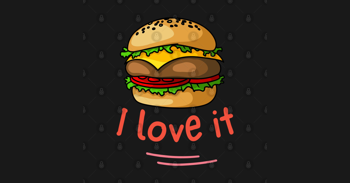 i love fast food - Fast Food - T-Shirt | TeePublic