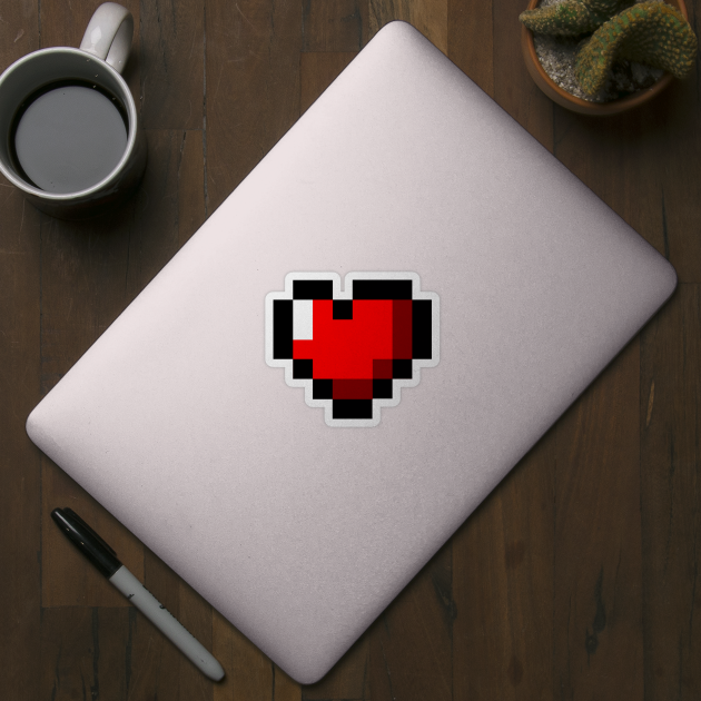 Simple Heart - Gamer Collection - Gamer - Sticker | TeePublic