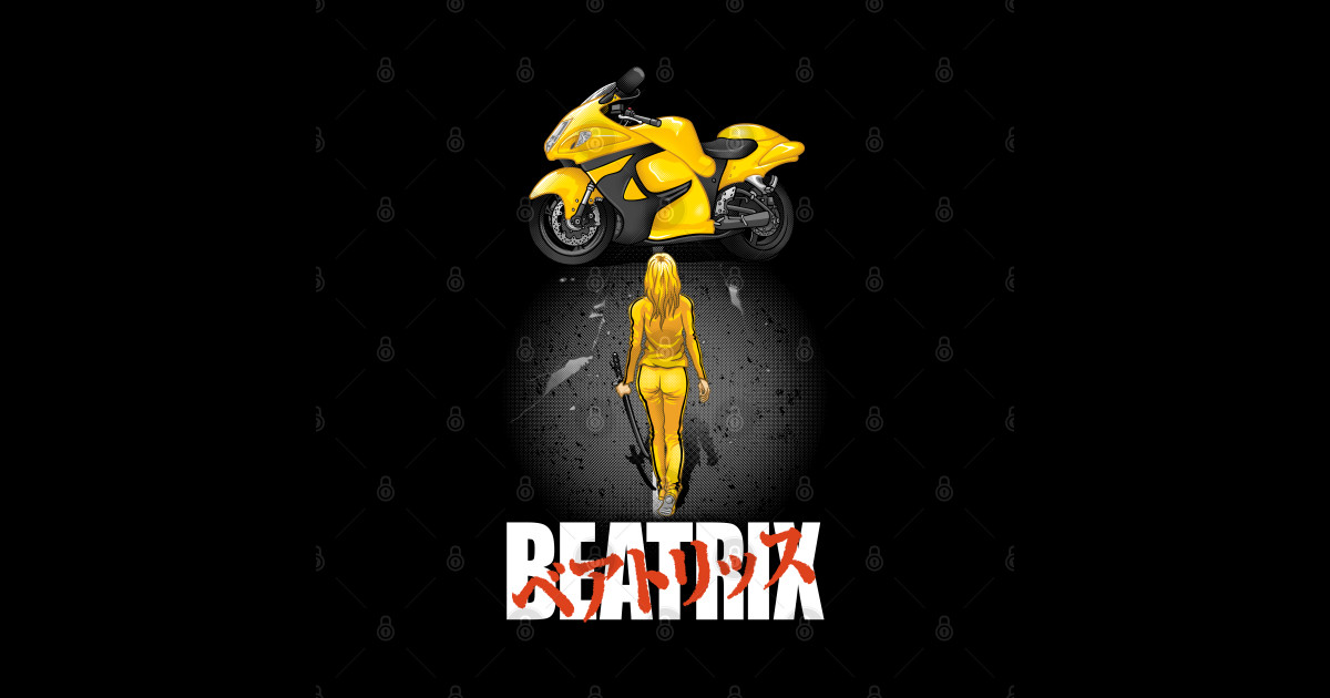 Beatrix motorbike - Motorbike - Posters and Art Prints | TeePublic