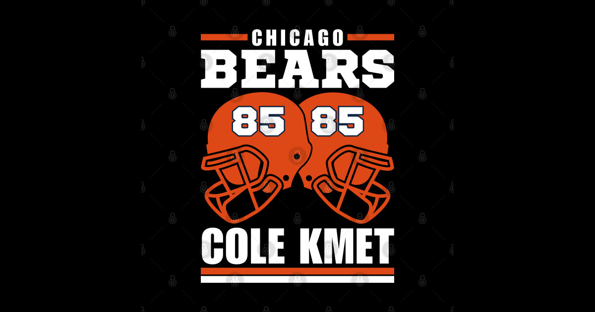 Chicago Bears Cole Kmet 85 American Football Retro - Chicago Bears ...