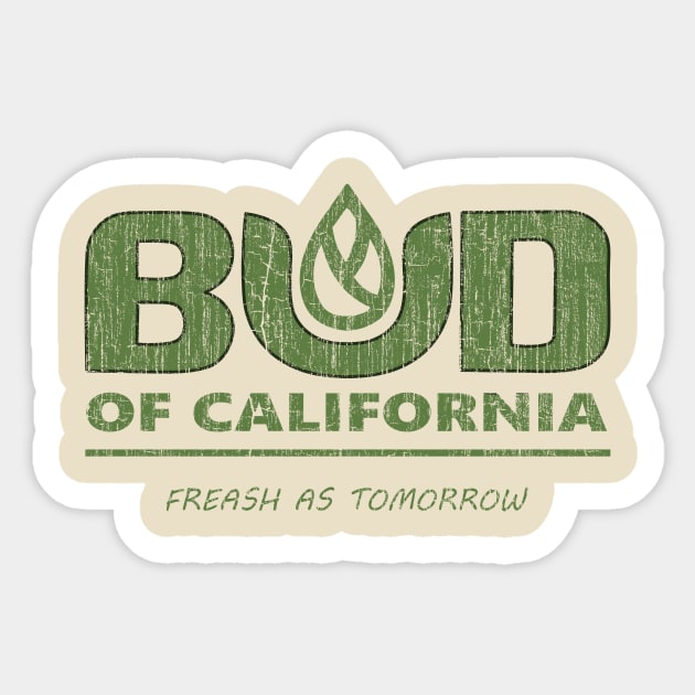 Bud of California - Farmer - Sticker | TeePublic