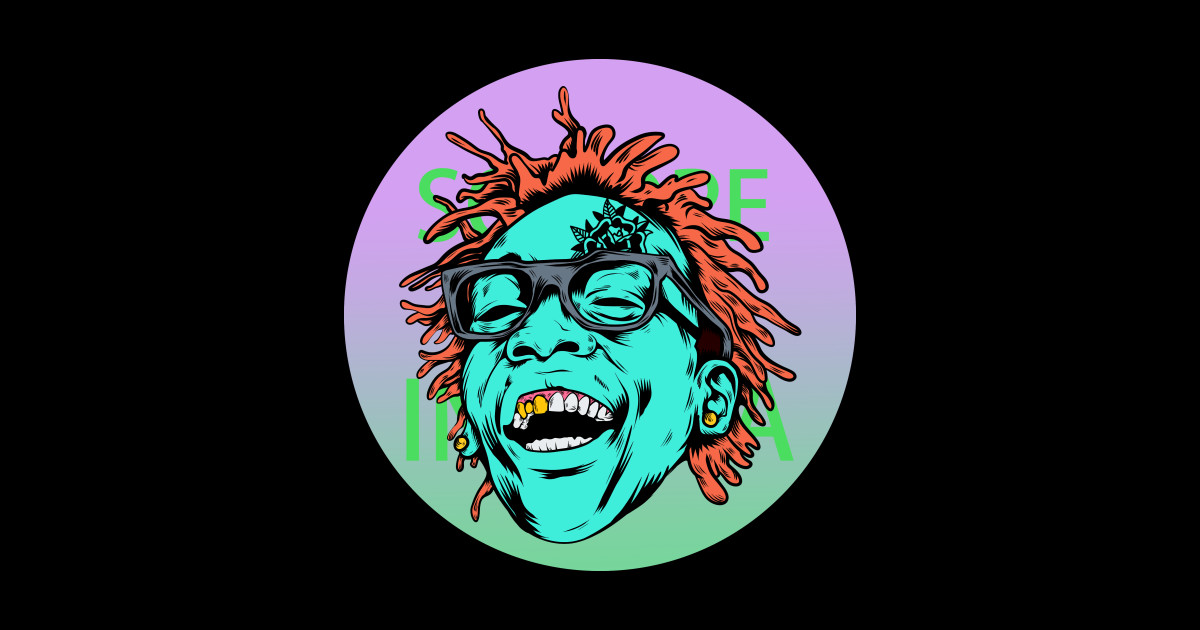 Cool laugh out loud dude with perfect teeth illustration - Slluks ...