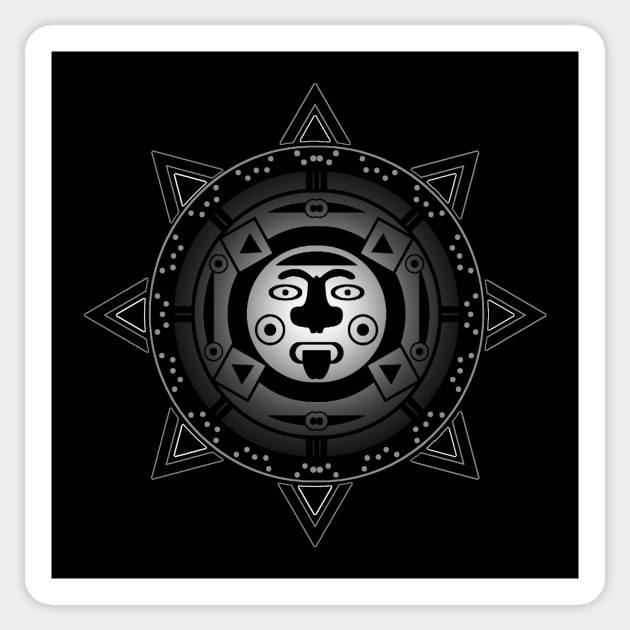 MAYAN SUN 11 - Mayan - Sticker | TeePublic