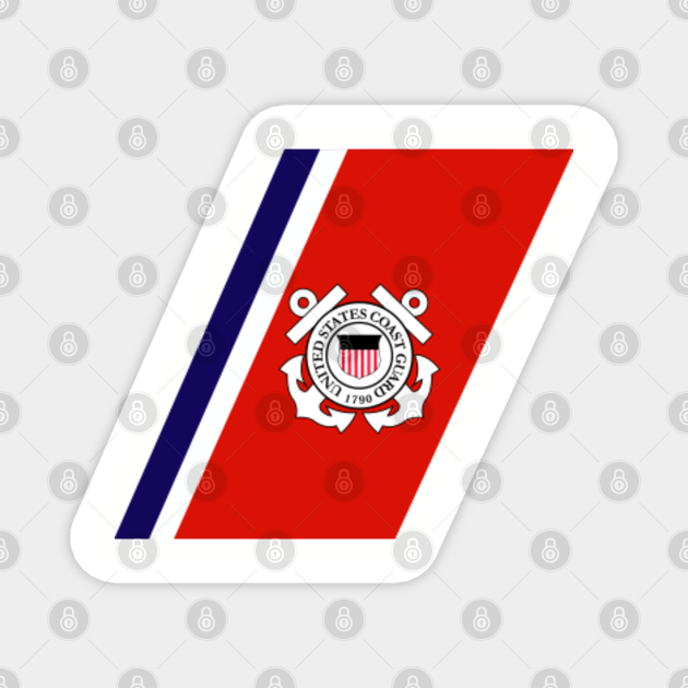 US Coast Guard Racing Stripe - Right - Us Coast Guard Racing Stripe ...
