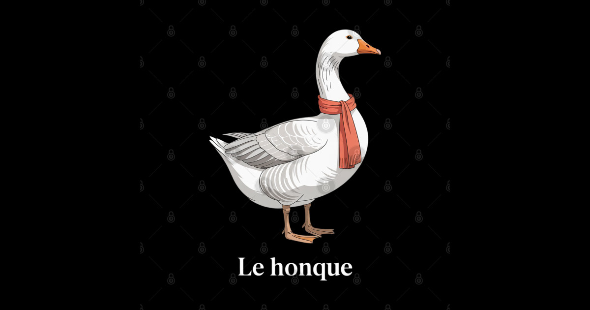 French Goose Duck - Duck - Sticker | TeePublic