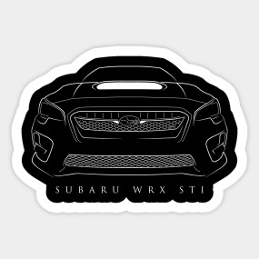 Subaru WRX STI - Stencil - Subaru - T-Shirt | TeePublic