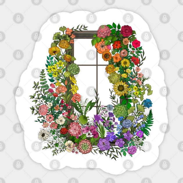 Botanic Garden Window - Botanic Garden - Sticker | TeePublic