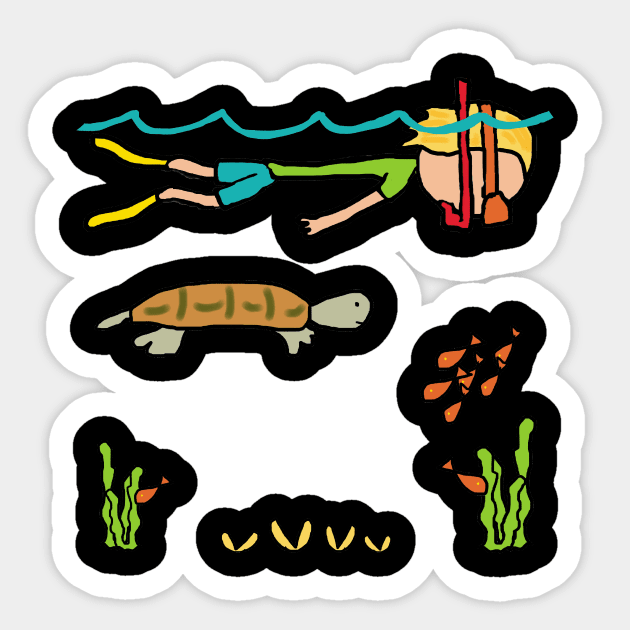 Snorkeling - Snorkel - Sticker | TeePublic