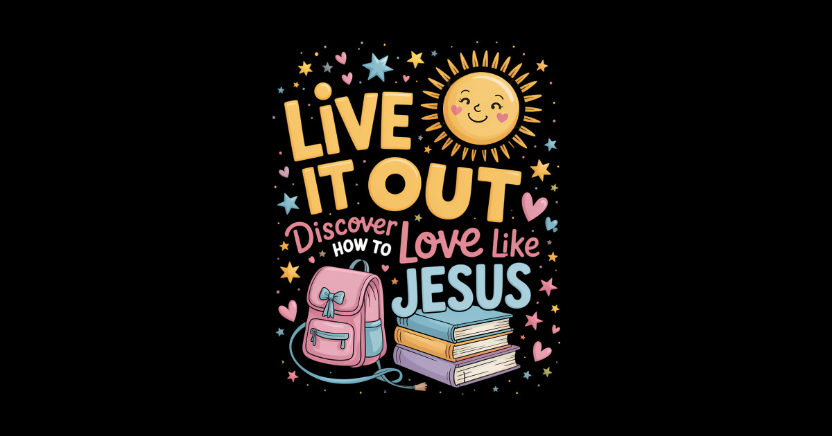 Bible School VBS 2025 Christian Youth Camp Live it Out - Christian ...
