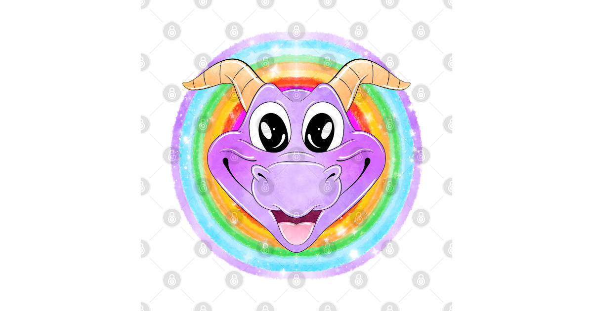 Figment Head - Figment Dragon - T-Shirt | TeePublic