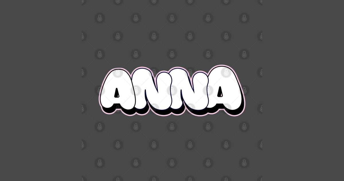 ANNA name bubble letters graffiti writing Style - Graffiti Letters - T ...