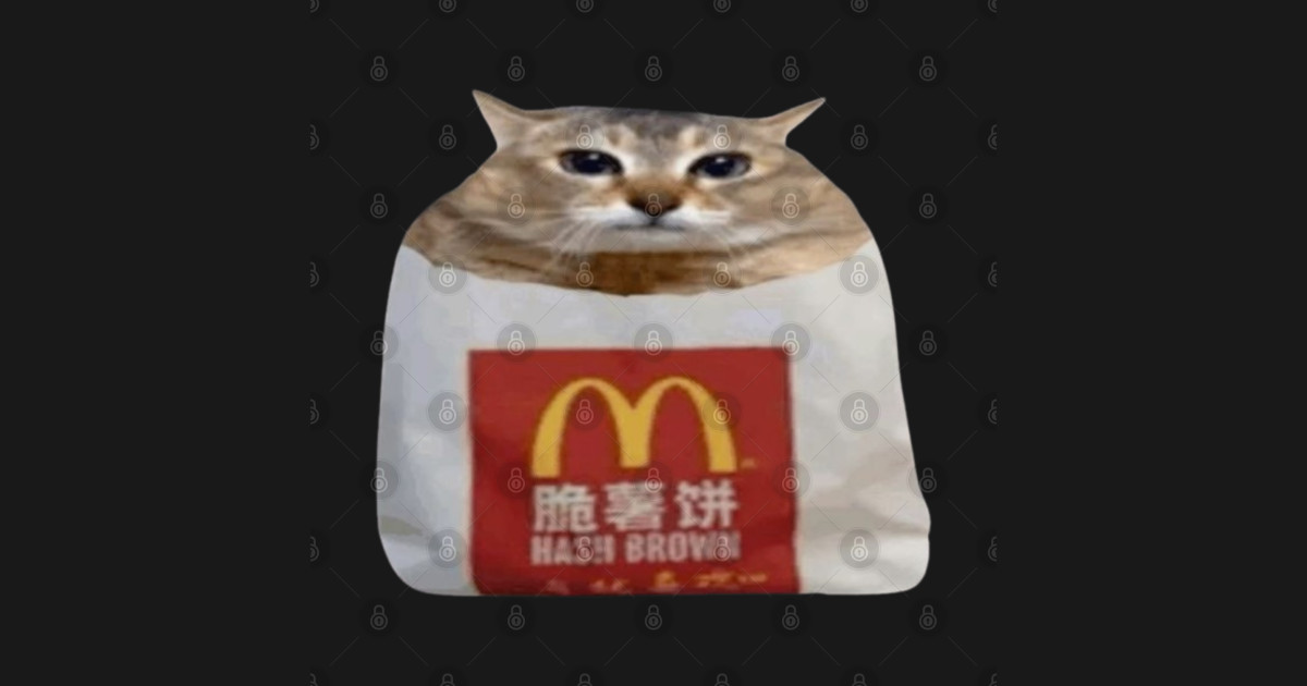 The "McLoaf" Hash Brown Cat – Surreal Meme Streetwear Edition - Meme ...