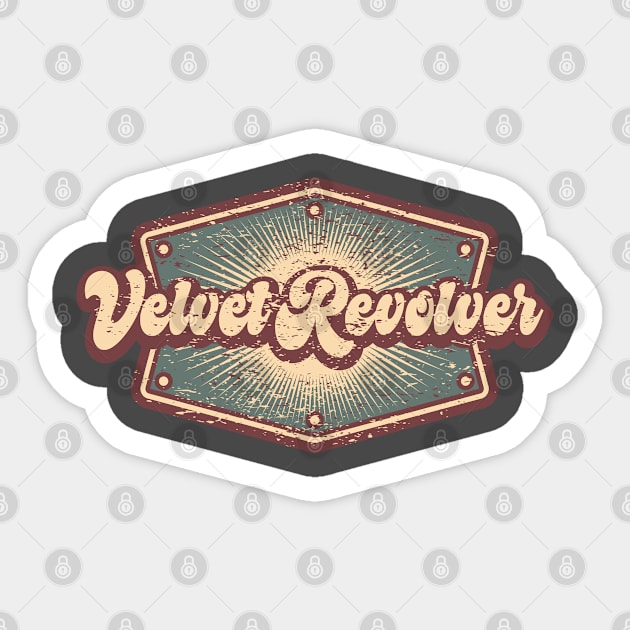 Velvet Revolver Vintage Emblem - Musician - Sticker | TeePublic