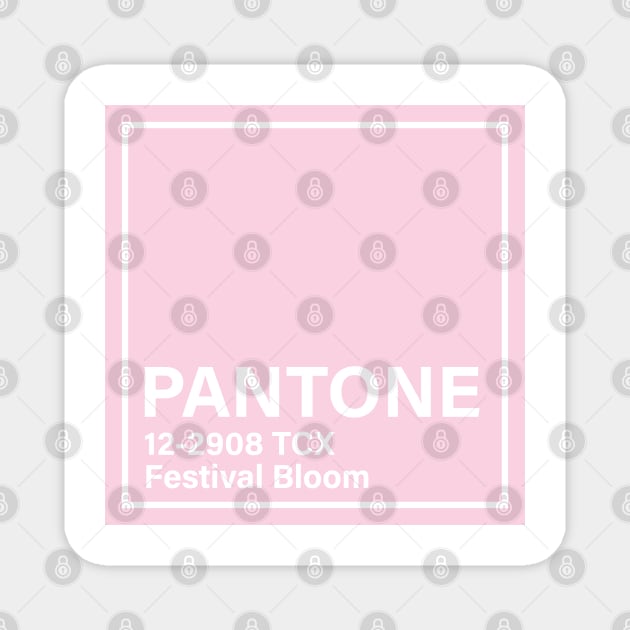 pantone 12-2908 TCX Festival Bloom - Pantone Color - Magnet | TeePublic