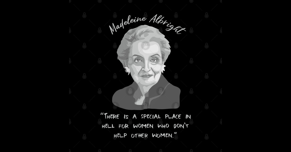 Madeleine Albright Portrait and Quote - Madeleine Albright - Posters ...