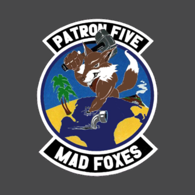 Patrol Squadron 5 Mad Foxes - Vp 5 Mad Foxes - T-Shirt | TeePublic