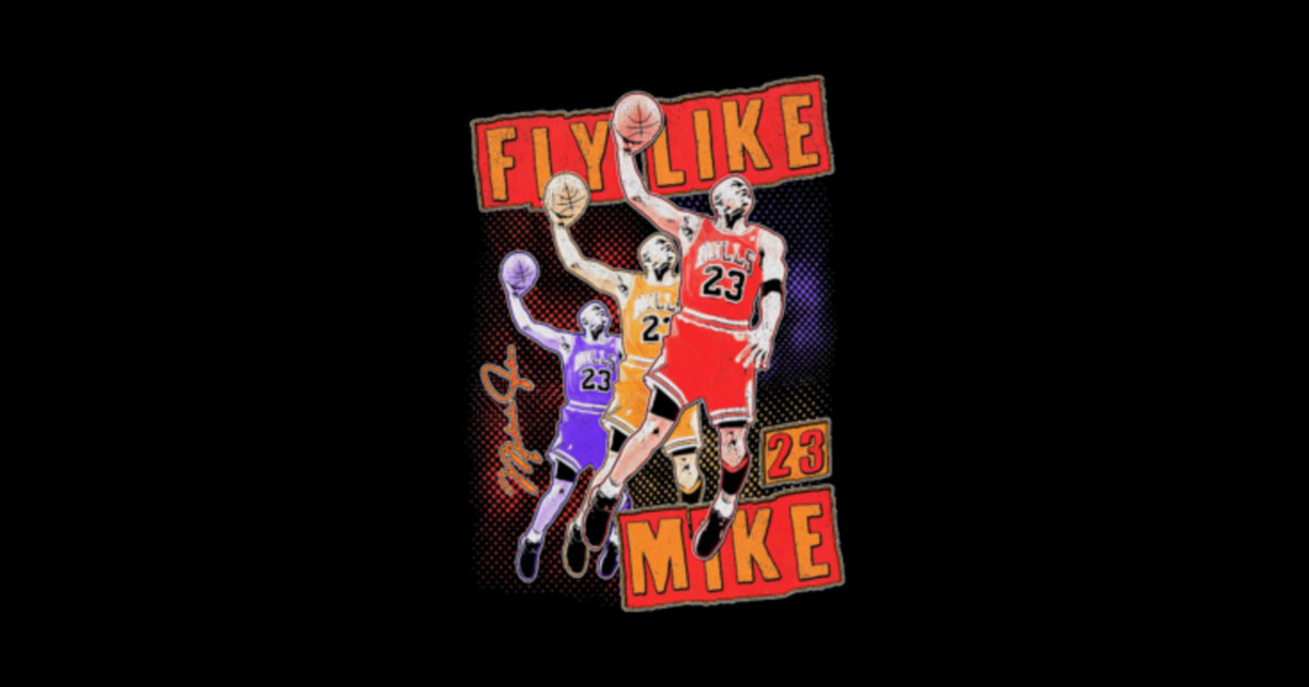 Michael Jordan — Fly Like Mike Legacy - Michael Jordan - Sticker ...