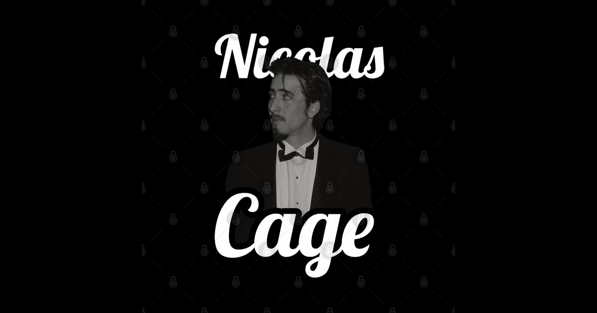 Nicolas Cage / 1964 - Nicolas Cage - Sticker | TeePublic