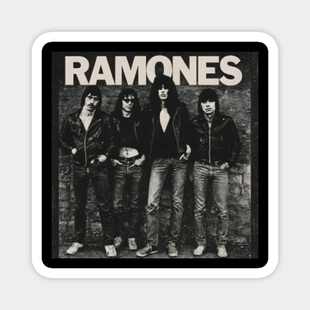 Ramones Punk Band Photo - Ramones Band Photo - Magnet | TeePublic