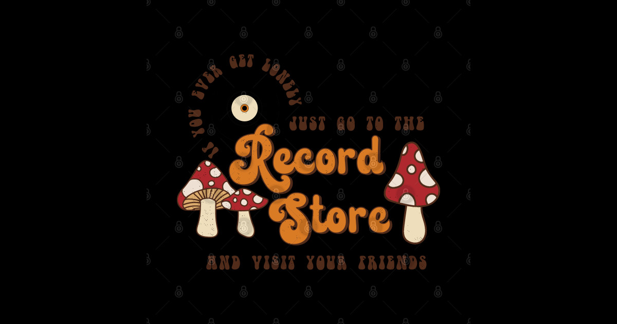 Record Store - Almost Famous - Sticker | TeePublic