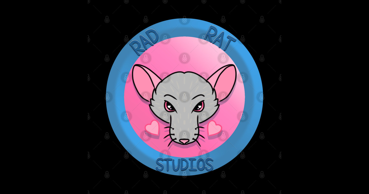 Rad Rat Studios Logo - Rad Rat Studios - Sticker | TeePublic