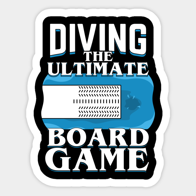 Springboard Diving Diver Gift - Springboard Diving - Sticker | TeePublic
