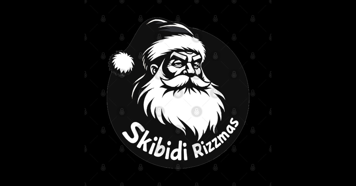 Skibidi-Rizzmas - Skibidi Rizzmas - Sticker | TeePublic