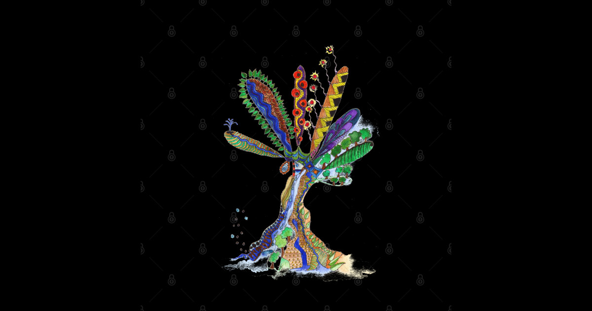 Tree of Life 7 - Tree - Sticker | TeePublic