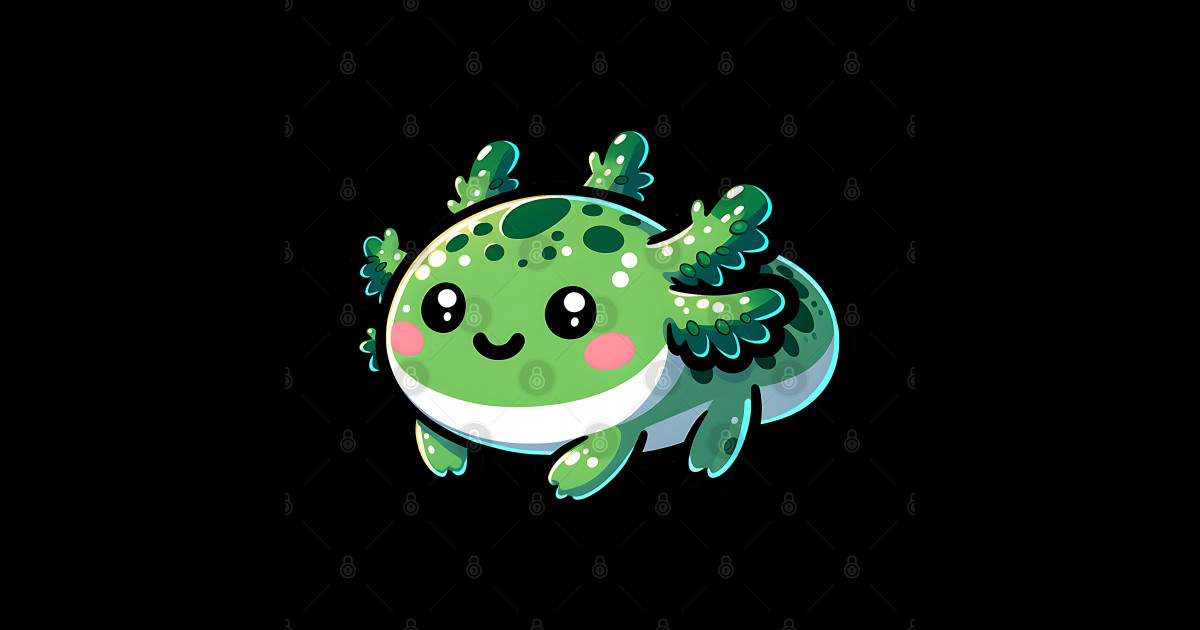 Enigma Axolotl - Axolotl - Sticker | TeePublic