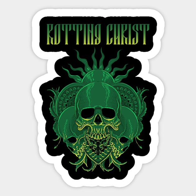 ROTTING CHRIST BAND - Rotting Christ Band - Sticker | TeePublic