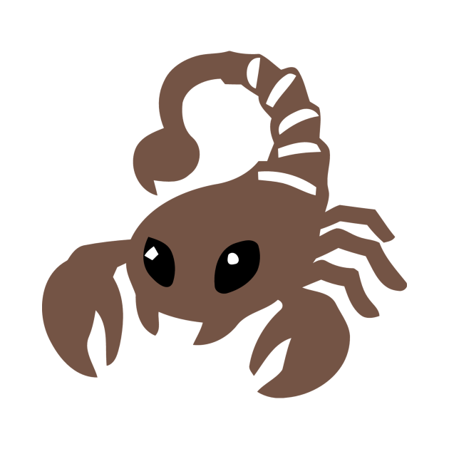 Brown Desert Scorpion Emoticon - Scorpion - T-Shirt | TeePublic