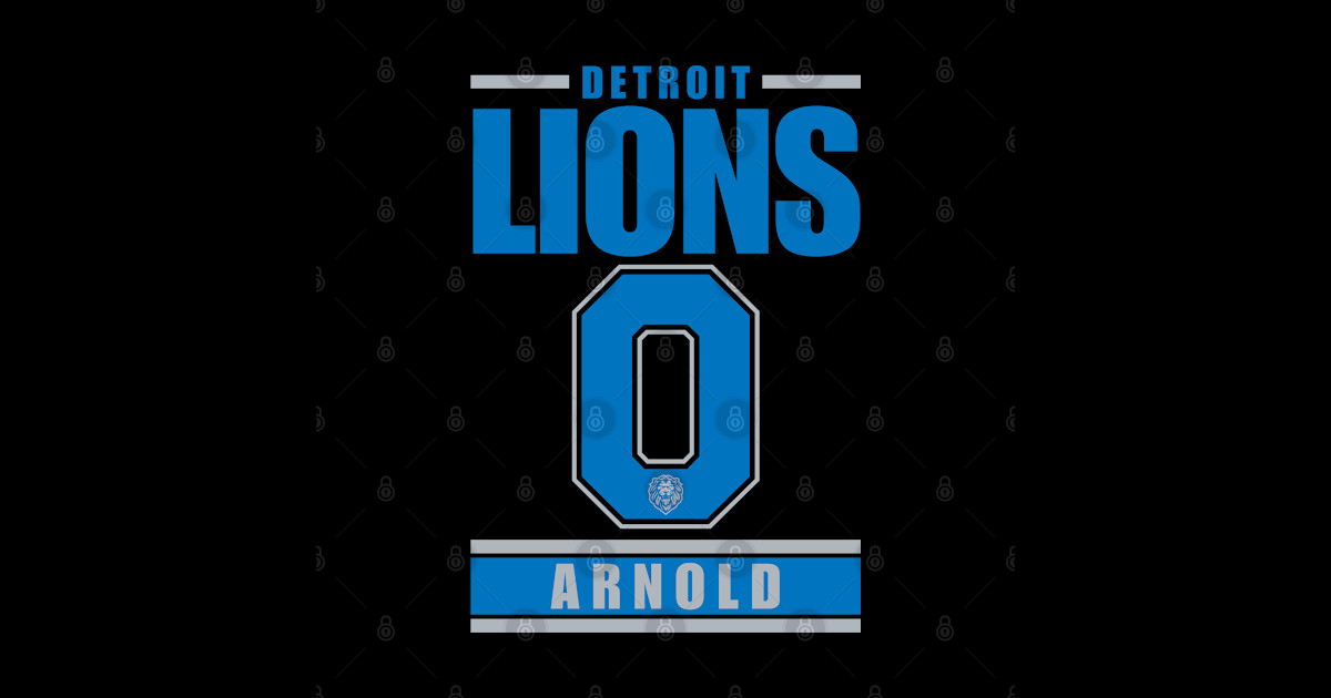 Detroit Lions Arnold 0 American Football Players - Detroit Lions ...