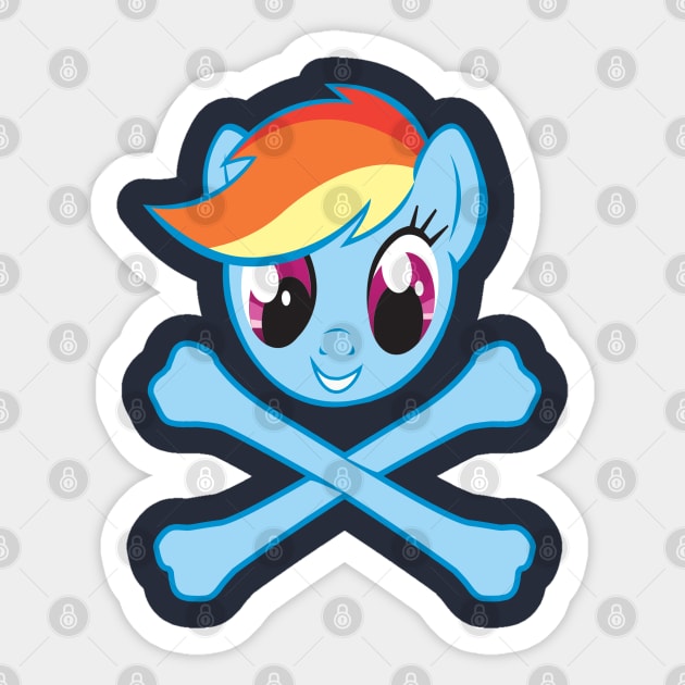 MY LITTLE PONY/BRONY - Jolly Roger - Brony Pony Cartoon Skull And ...