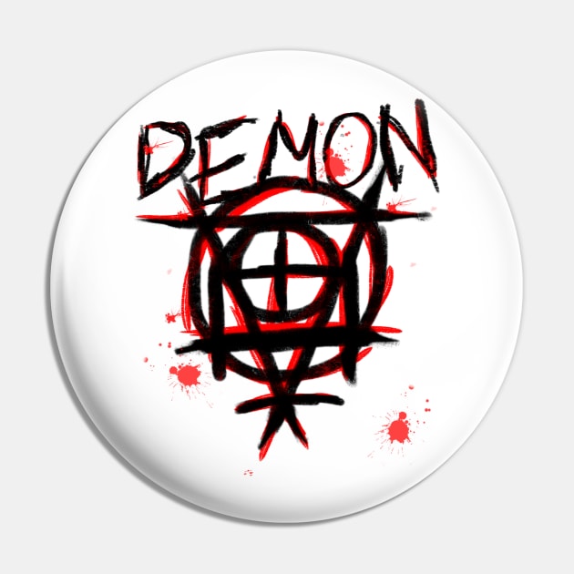 DeMON! - Evil - Pin | TeePublic