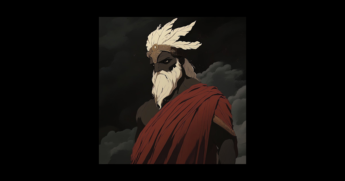 Cronus, Greek deity | Anime style - Cronus Greek Deity - Sticker ...