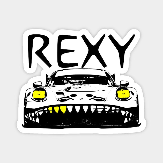 Rexy Porsche IMSA Champion Race Car - Imsa - Magnet | TeePublic