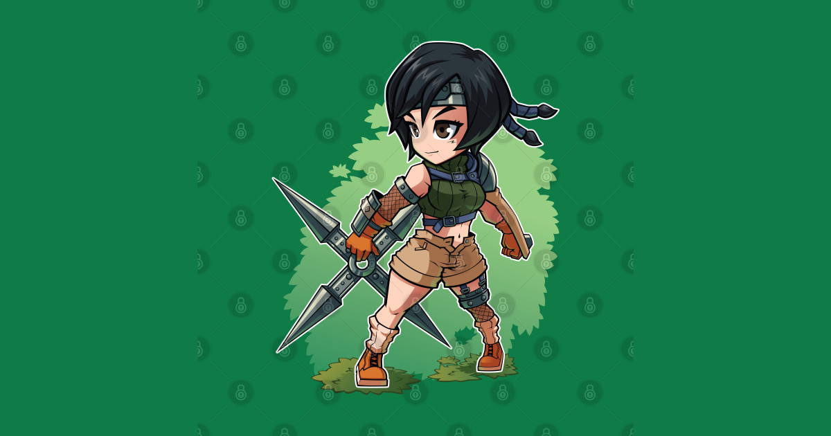 Yuffie Chibi - Yuffie Kisaragi - T-Shirt | TeePublic