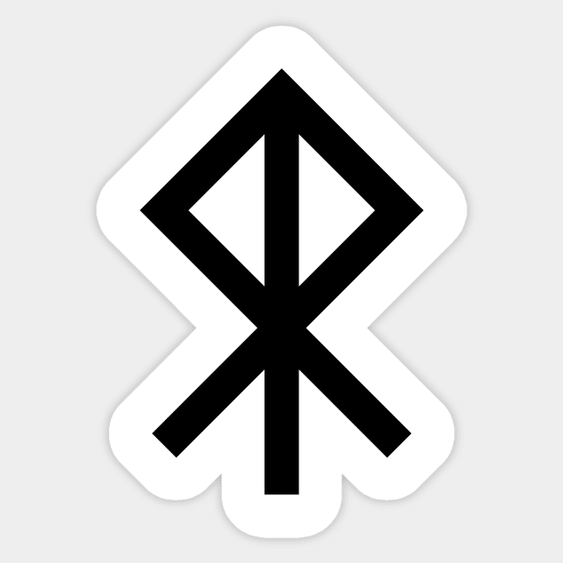 Norse Courage Symbol - Runes - Sticker | TeePublic
