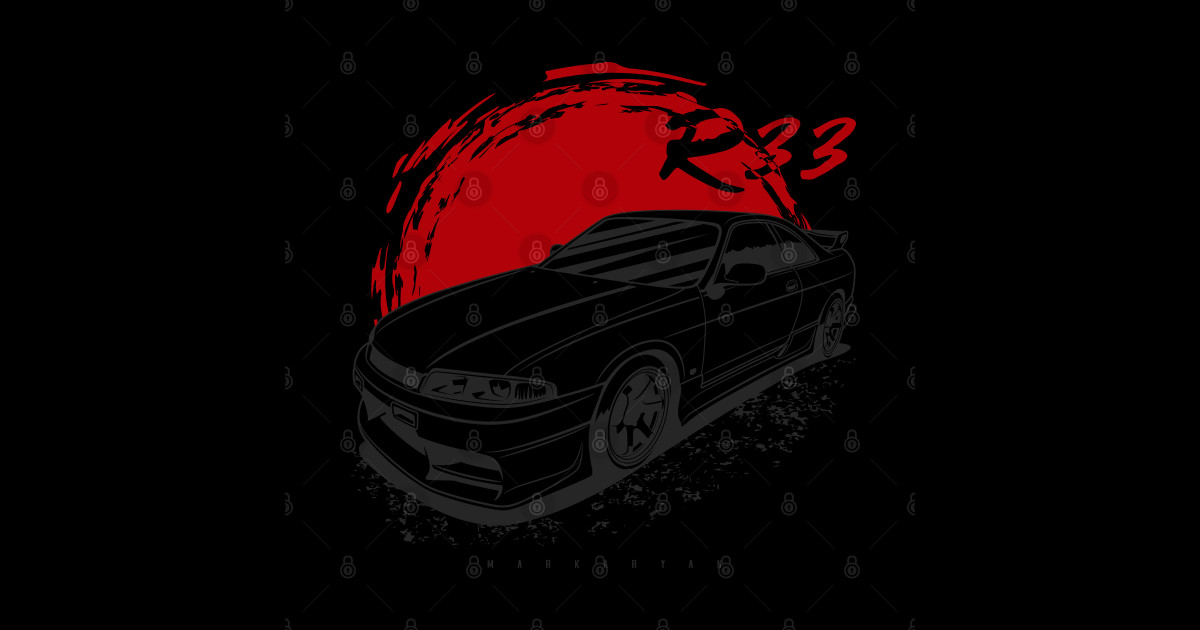 Skyline R33 - Skyline R33 - Sticker | TeePublic