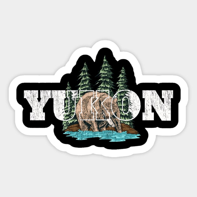 Yukon Grizzly Bears - Bears - Sticker | TeePublic