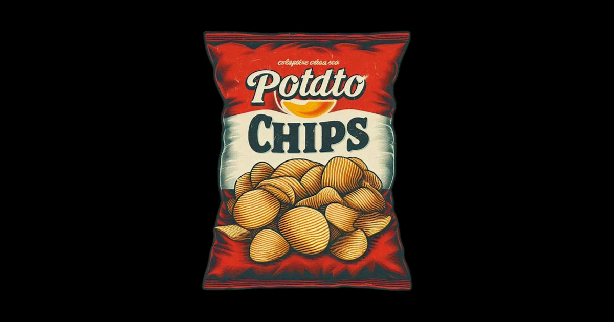 POTATO CHIPS - Potato Chips - Sticker | TeePublic