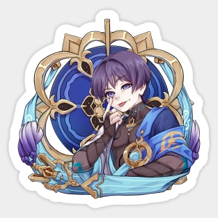 Genshin Impact Wanderer Stickers for Sale | TeePublic