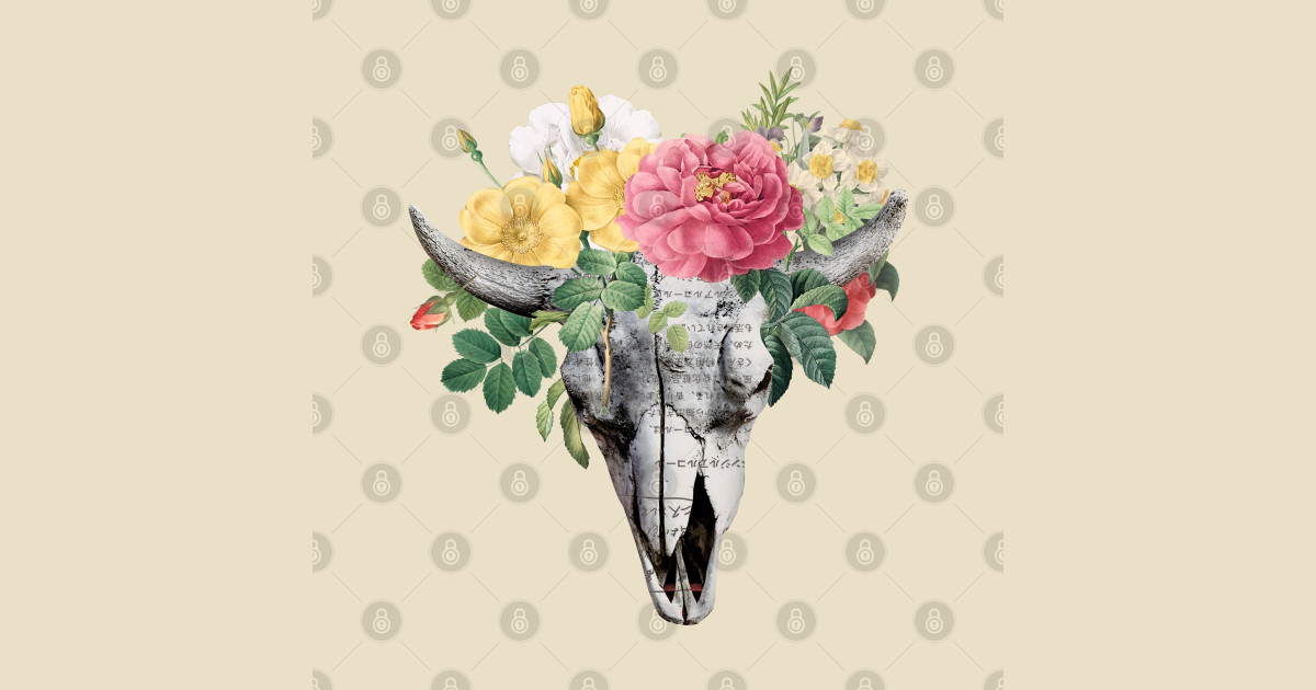 Animal skull - Halloween - T-Shirt | TeePublic