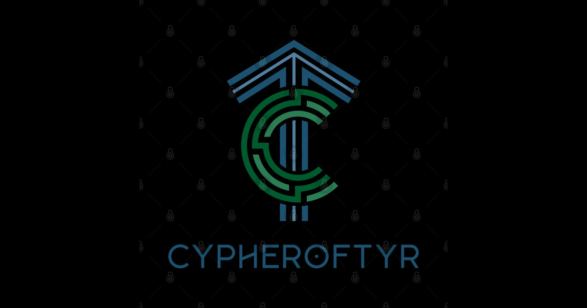 new cypher logo by ArseQueef - Cypheroftyr - Sticker | TeePublic