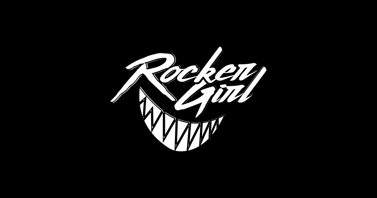 Rocker Girl Drummer - Rocker Girl - Sticker | TeePublic